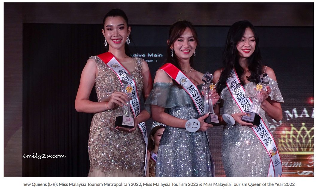 3 Miss Malaysia Tourism Crowned In One Night – Miss Malaysia Tourism ...